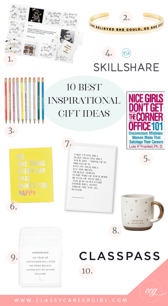 10 Best Inspirational Gift Ideas | Classy Career Girl