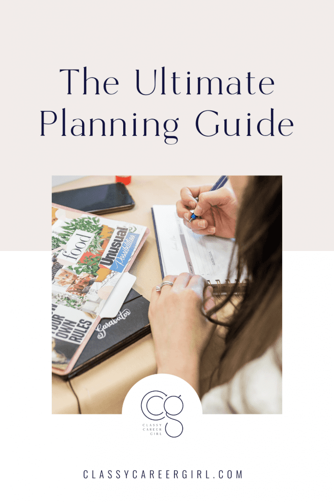 Planning Guide For Busy Moms | Classy Career Girl